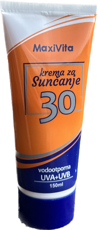 Krema za sunčanje - Faktor 30 | Maxivita – MaxiVita