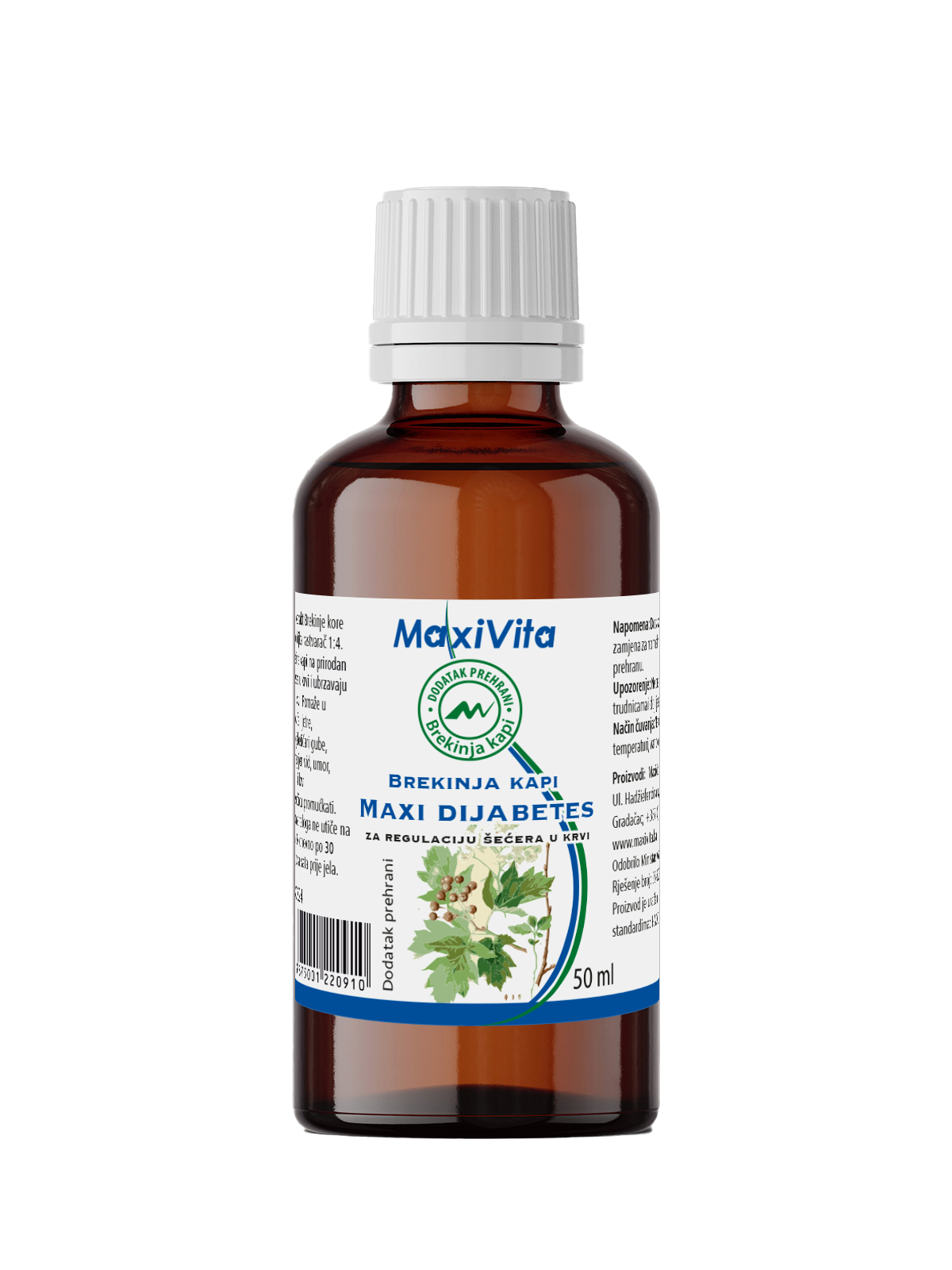Brekinja kapi za regulaciju šećera u krvi (dijabetes) | MaxiVita