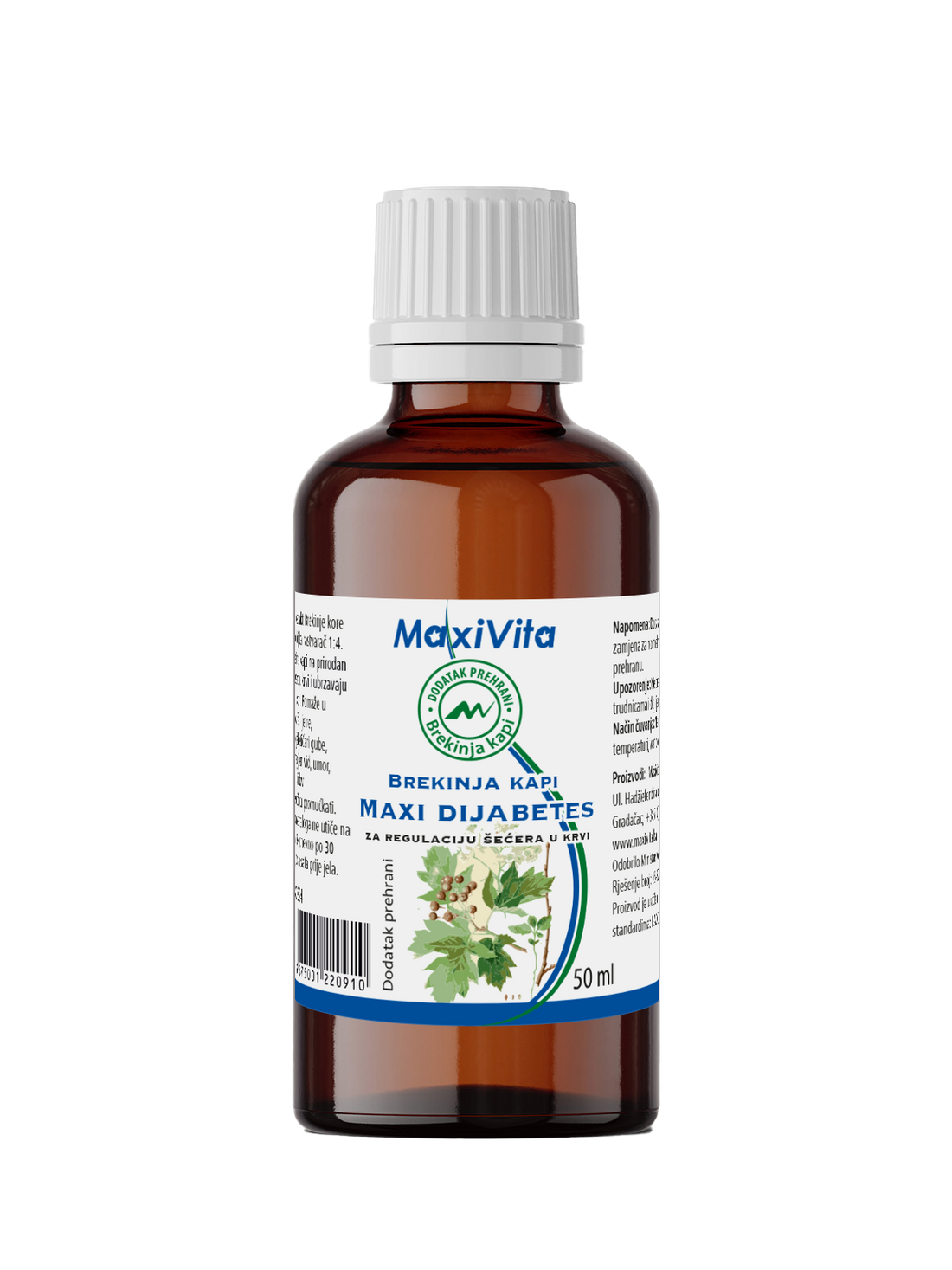 Brekinja kapi za regulaciju šećera u krvi (dijabetes) | MaxiVita