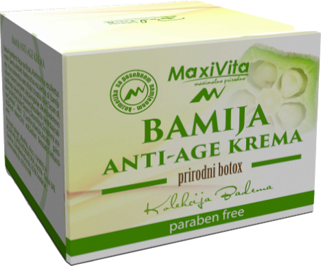 Anti age Krema od Bamije za lice - prirodni botox | MaxiVita