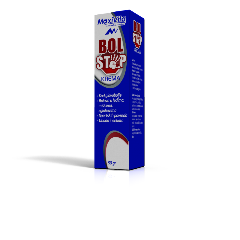 Bol Stop. Krema protiv bolove u mišićima i zglobovima | MaxiVita